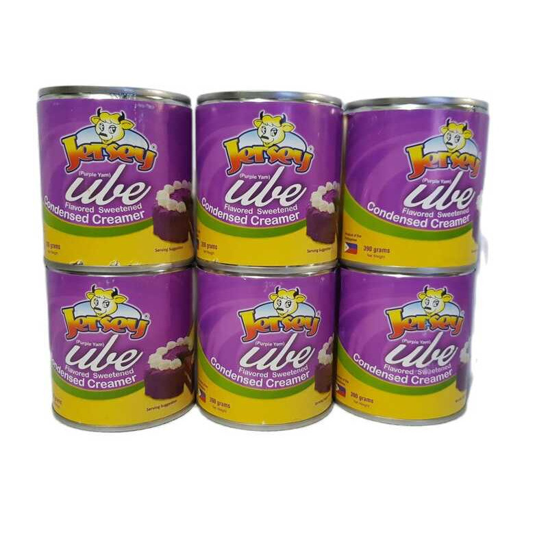 JERSEY Condensed Creamer - Ube Flavored Sweetened (Pack Of 6 Cans X 390 ...