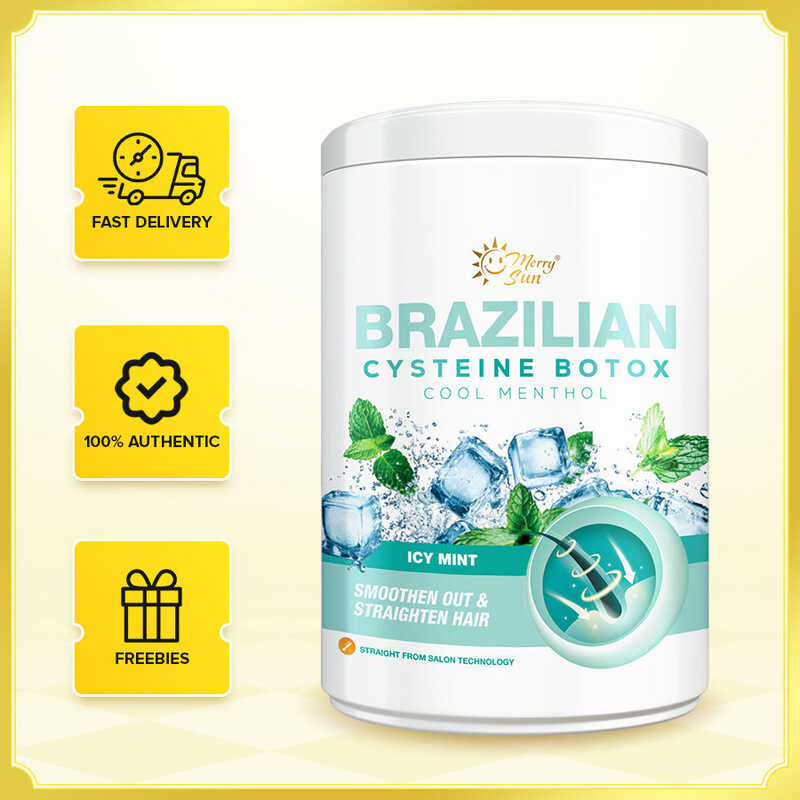 Merry Sun Brazilian Cysteine Botox Hair Straightening Mask - Cool ...