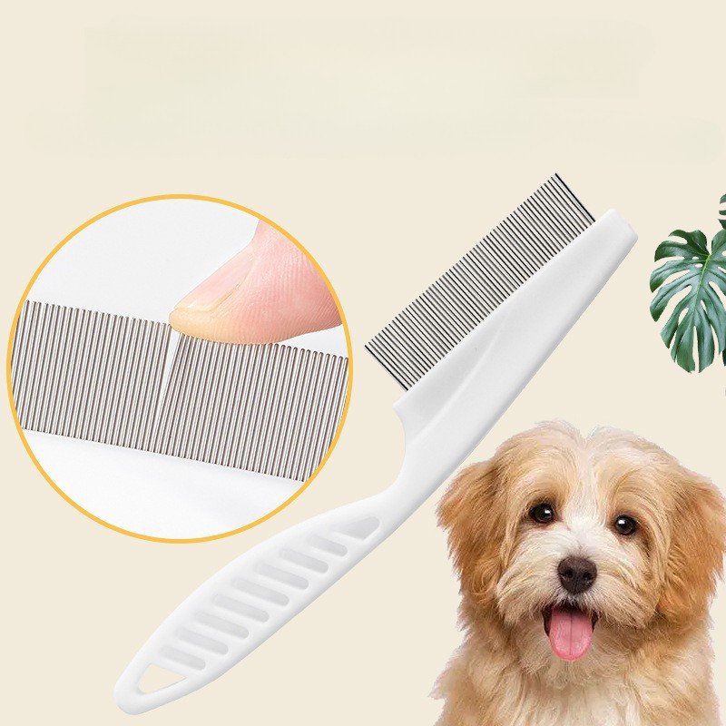 Pet Dedicated Fine-Tooth Flea Comb Remove Lice Remove Flea Cat Dog ...
