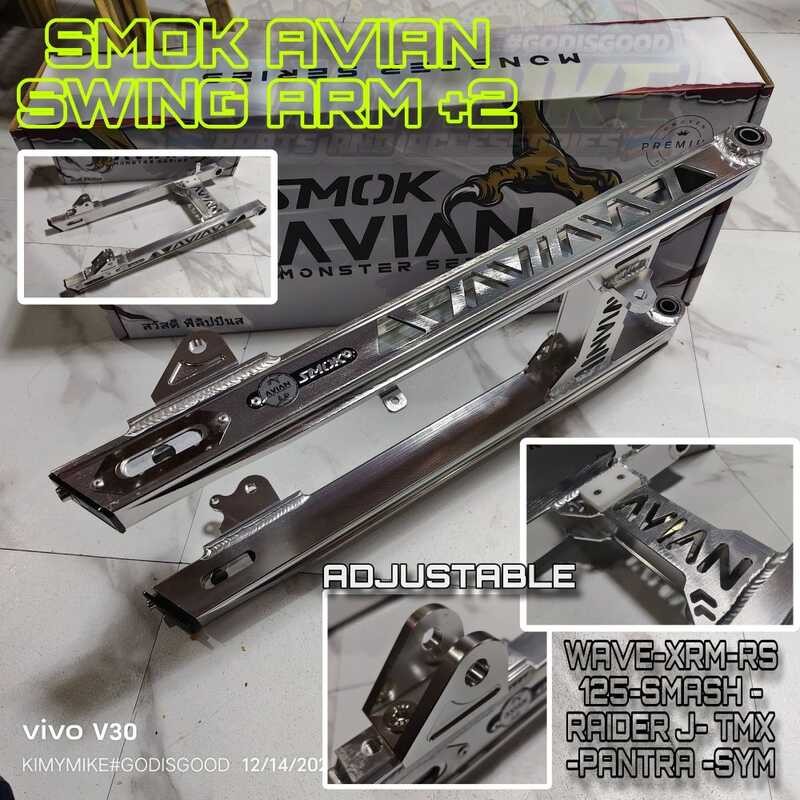 Smok Swing Arm CNC TYPE +2 Wave / Xrm / Tmx / Rs 125 / Pantra / Smash ...