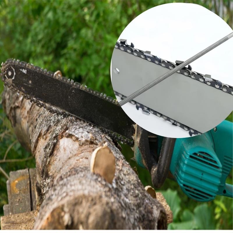Chainsaw Chain File Chainsaw File Sharpener Round Handle Chain Saw File ...