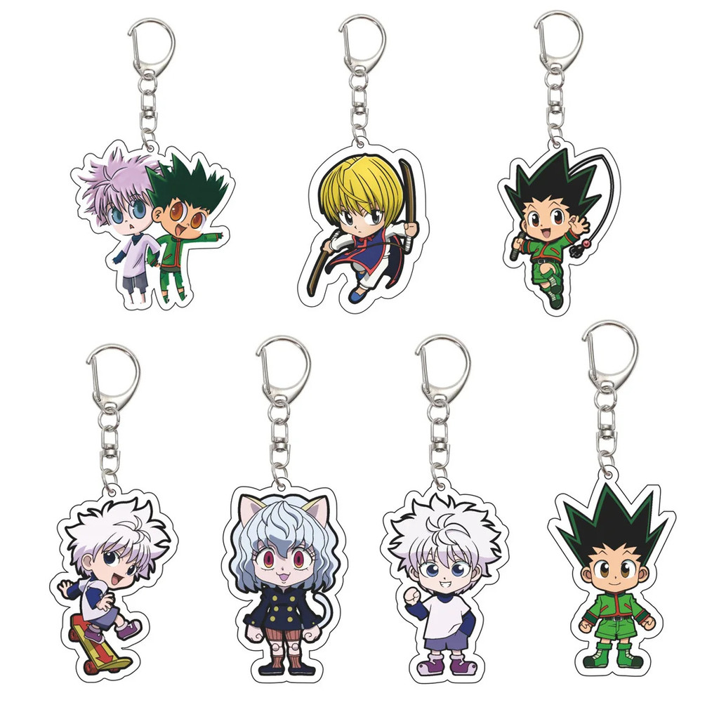 55MM Anime HUNTER Keychain GON FREECSS/Killua Zoldyck/Leorio ...