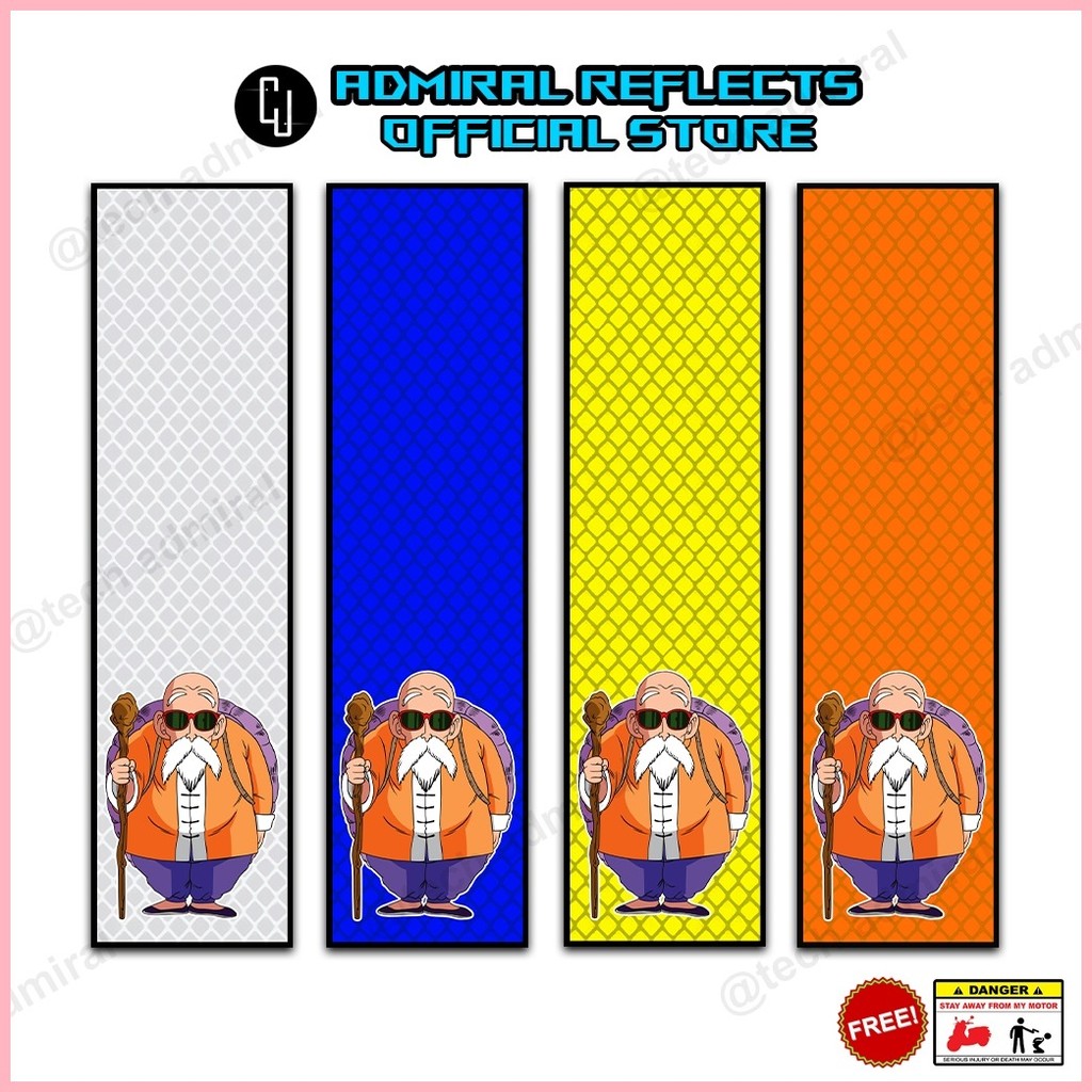 Alloy Top Box Sticker Waterproof Master Buten (REFLECTORIZED) | Shopee ...