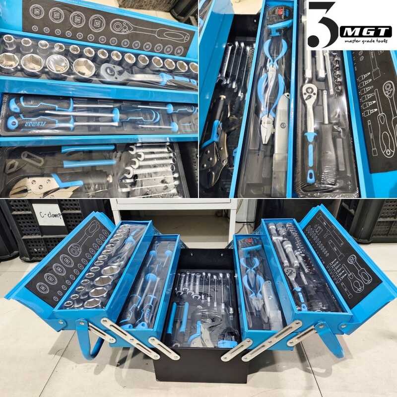 Fyman Heavy Duty 85Pcs Set With 3 Layer Metal Tool Box | Shopee Philippines