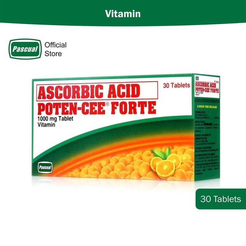 Poten-Cee (Ascorbic Acid) Forte 30S Bde | Shopee Philippines