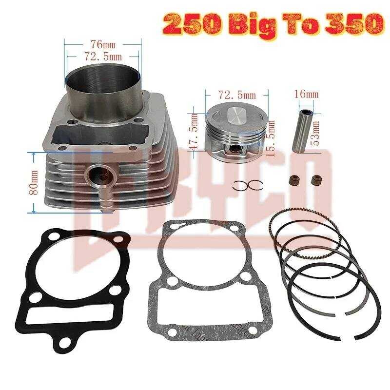 Motorcycle Accessories Engine Parts 72.5Mm Big Bore Cylinder Kit Motor ...