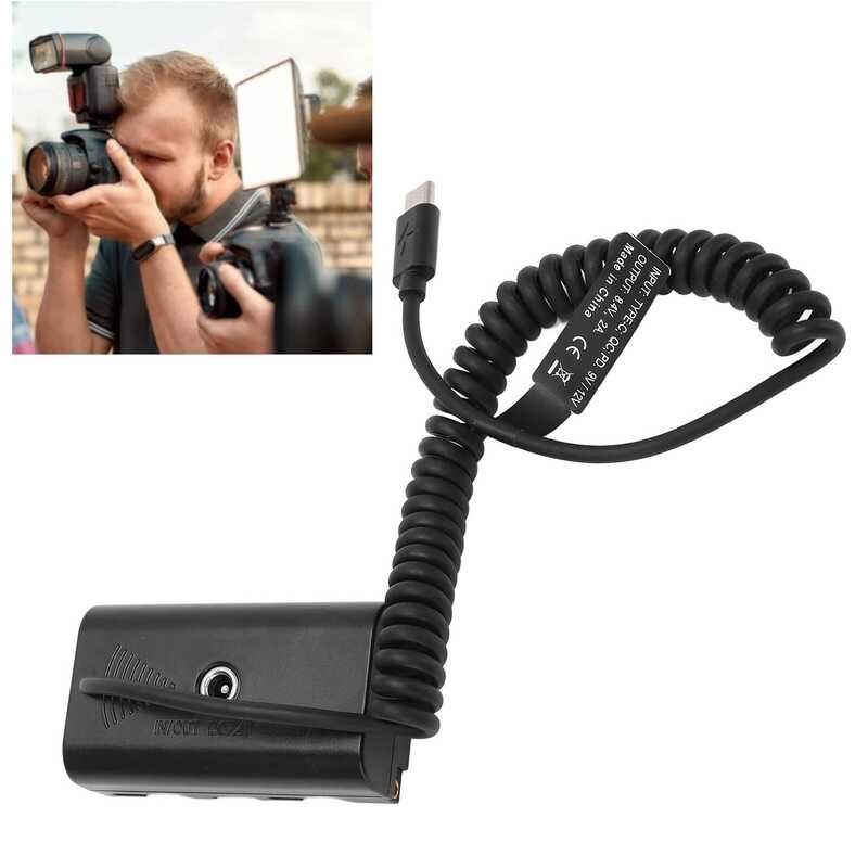 18 Dummy 3 Battery Spring Cable Type C To NP F550 Power | Shopee ...