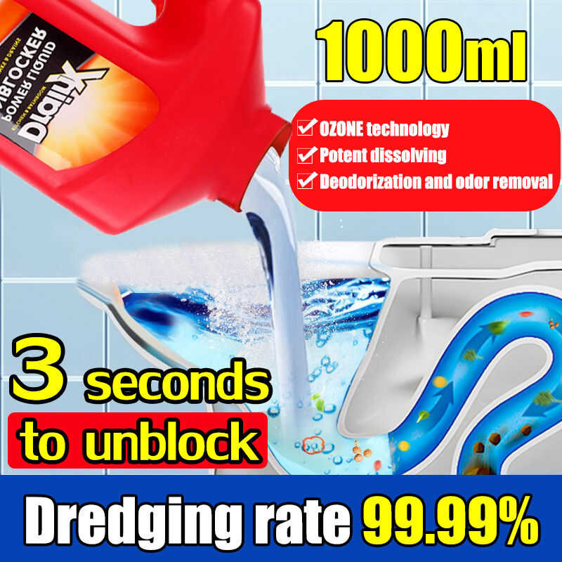 【3 Seconds To Unblock】1000G Dredging Agent Toilet Pansundot Sa Baradong ...