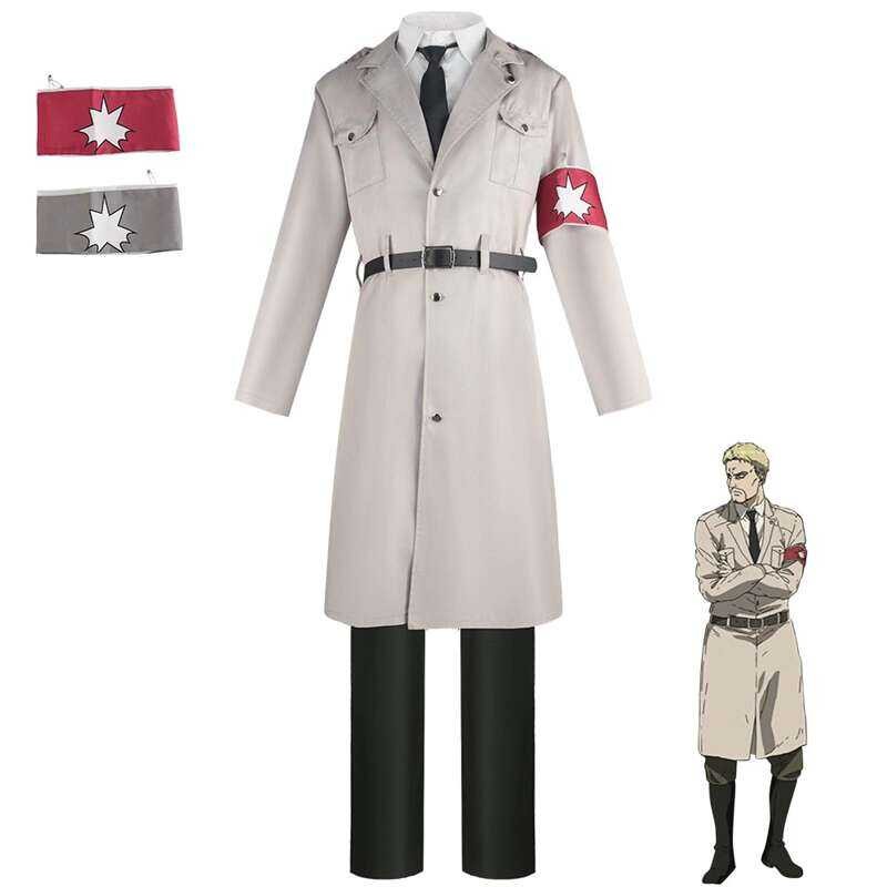 AA Attack On Titan Costume Season 4 Survey Corps General Marley Cosplay ...