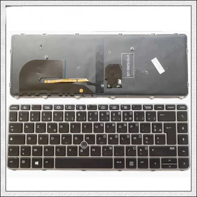 2D New 2 FR French Backlit Keyboard For HP Elitebook 840 G3 745 G4 848 ...