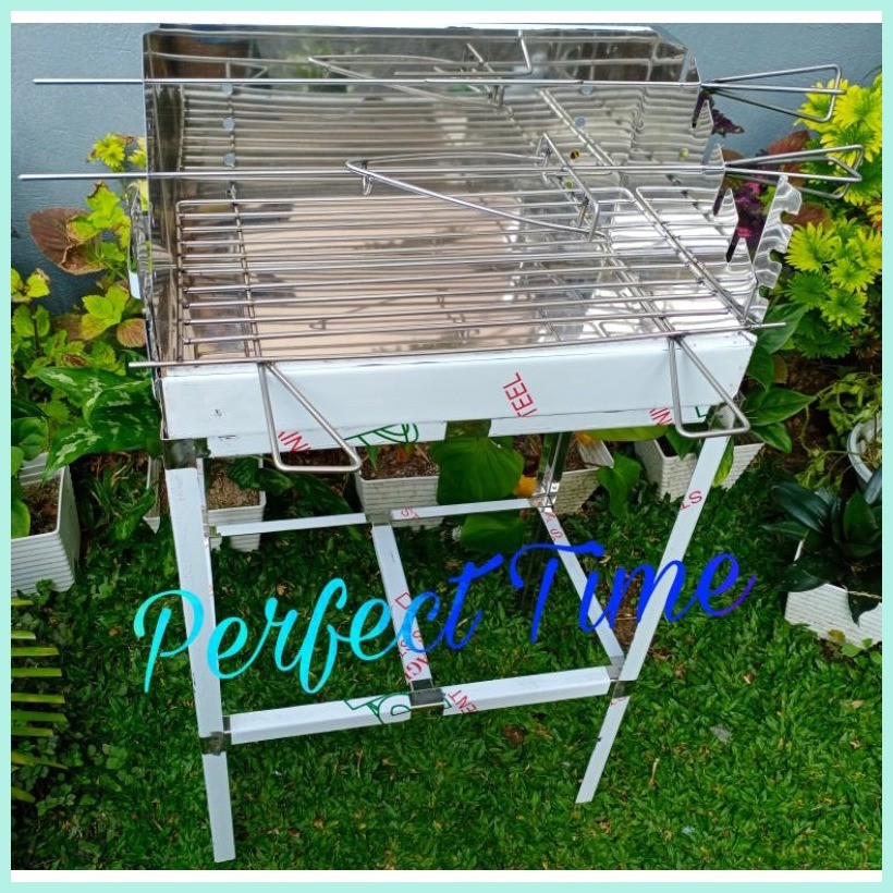 Pure Stainless Stand Griller With Two Sticks Or Electric Griller ...