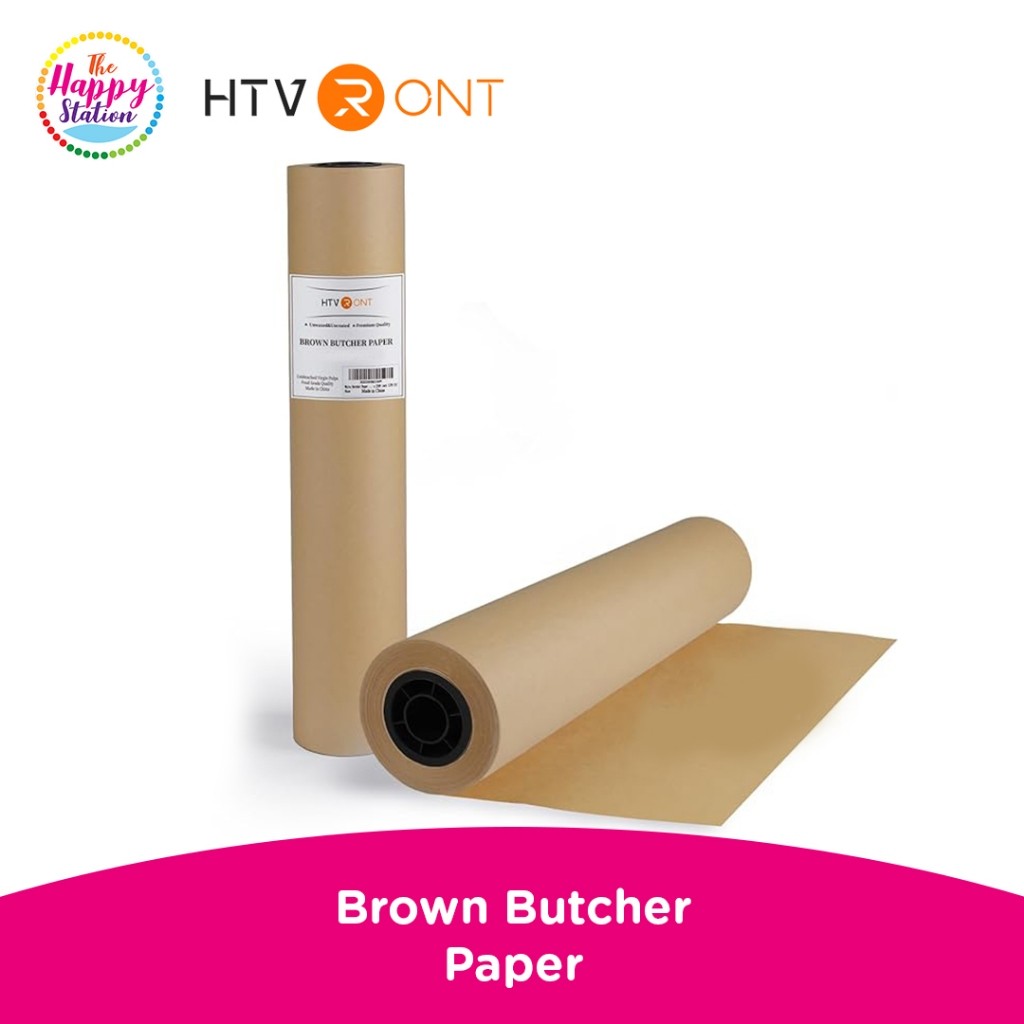 HTVRONT | Brown Butcher Paper, 30" x 30m | Shopee Philippines
