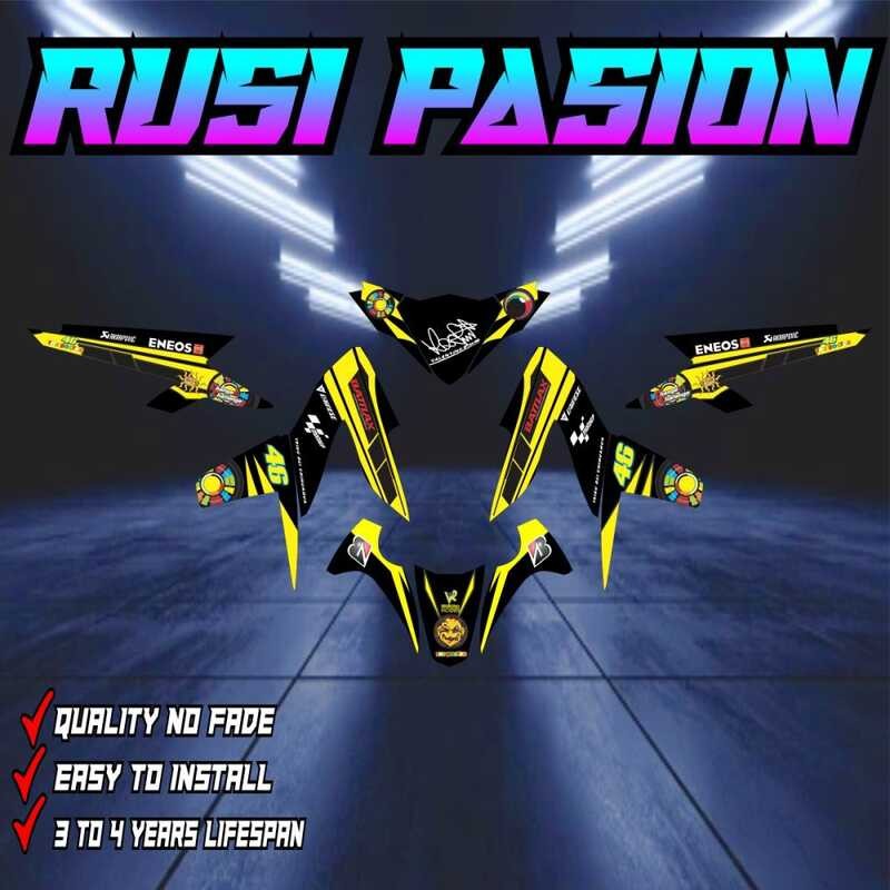 Rusi Pasion Decals Sticker, Laminated | Shopee Philippines
