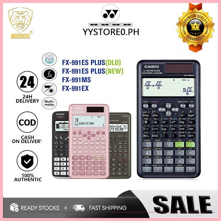 Scientific Calculator CASIO Fx-991ES plus 991EX 82MS NEW Solar portable ...