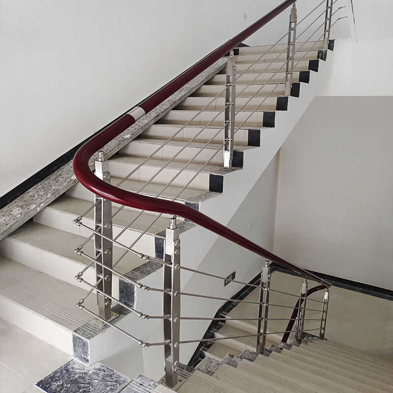 Stair Stainless Steel Brushed Column Attic Guardrail Bay Window Railing ...