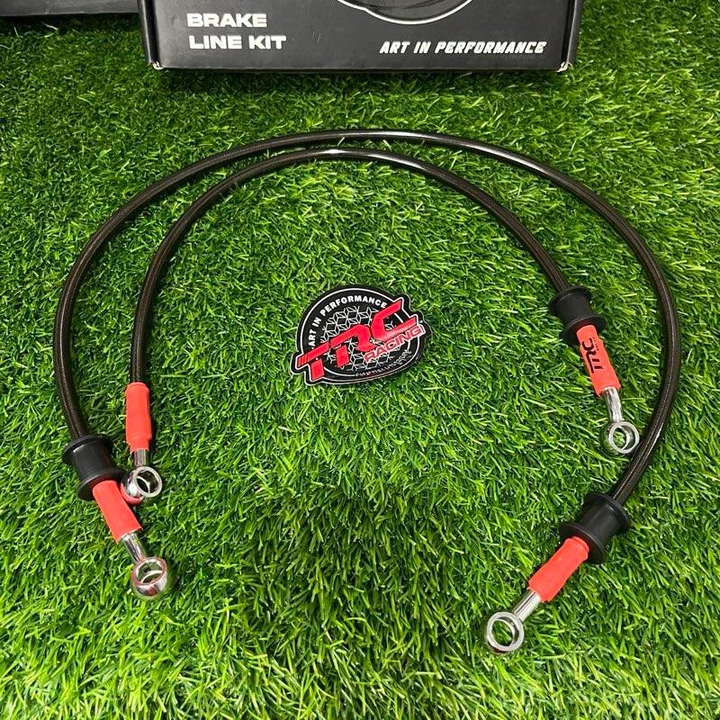 TRC BRAIDED BRAKE HOSE SET FOR ADV150/160/PCX150/160 & AEROX ABS ...