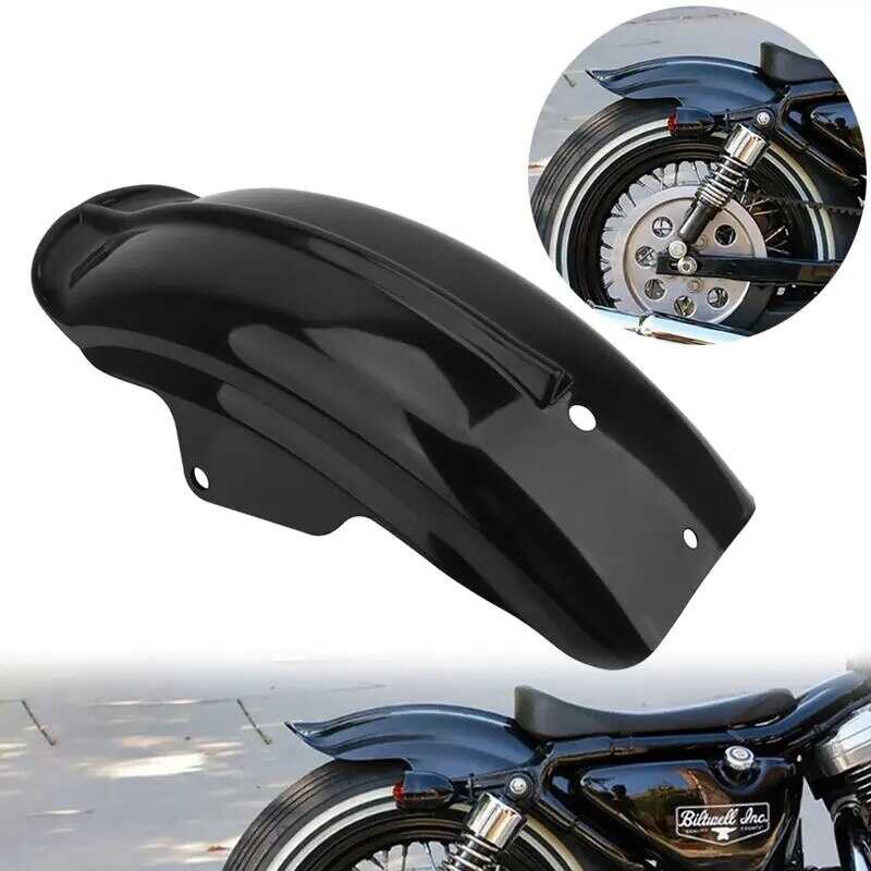 Universal ABS Motorcycle Rear Fender Black Mudguard For Harley ...