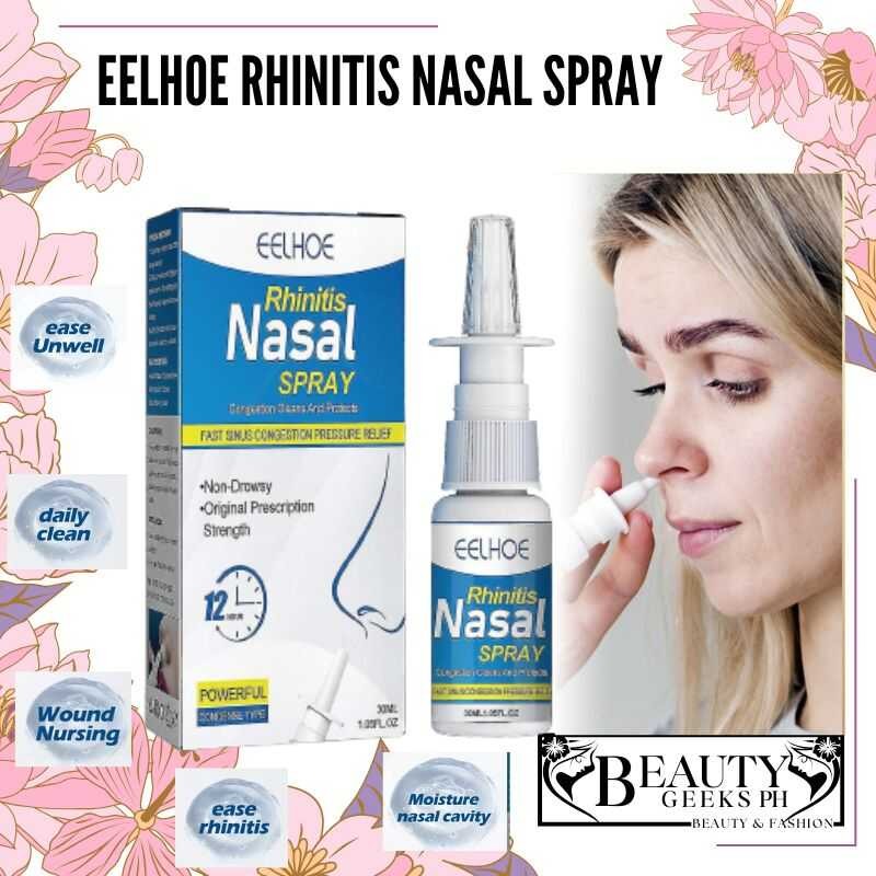 EELHOE Rhinitis Nasal Spray Relieve Congestion Not Irritate Dryness ...