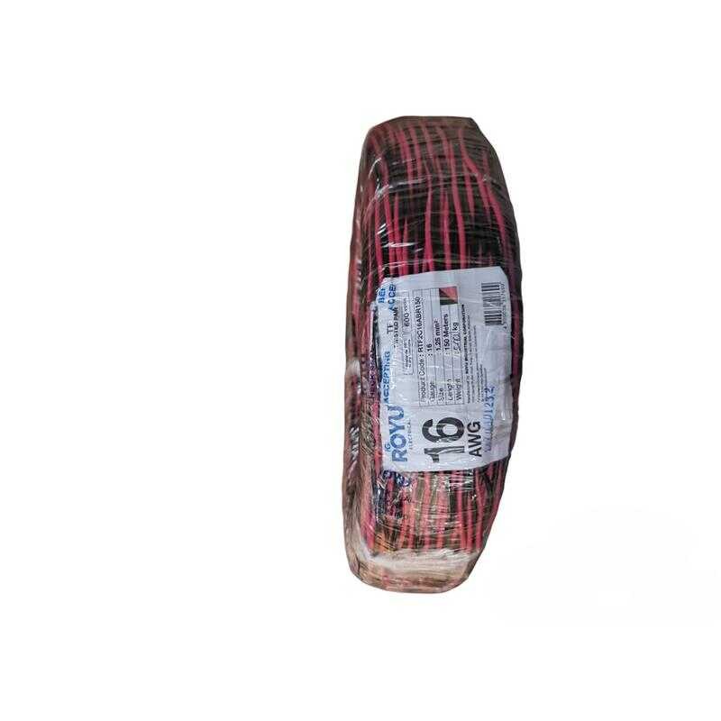 B68 TF Wire 1.25Mm Twisted Red And Black 1 Roll 150 Meters ( Royu ...