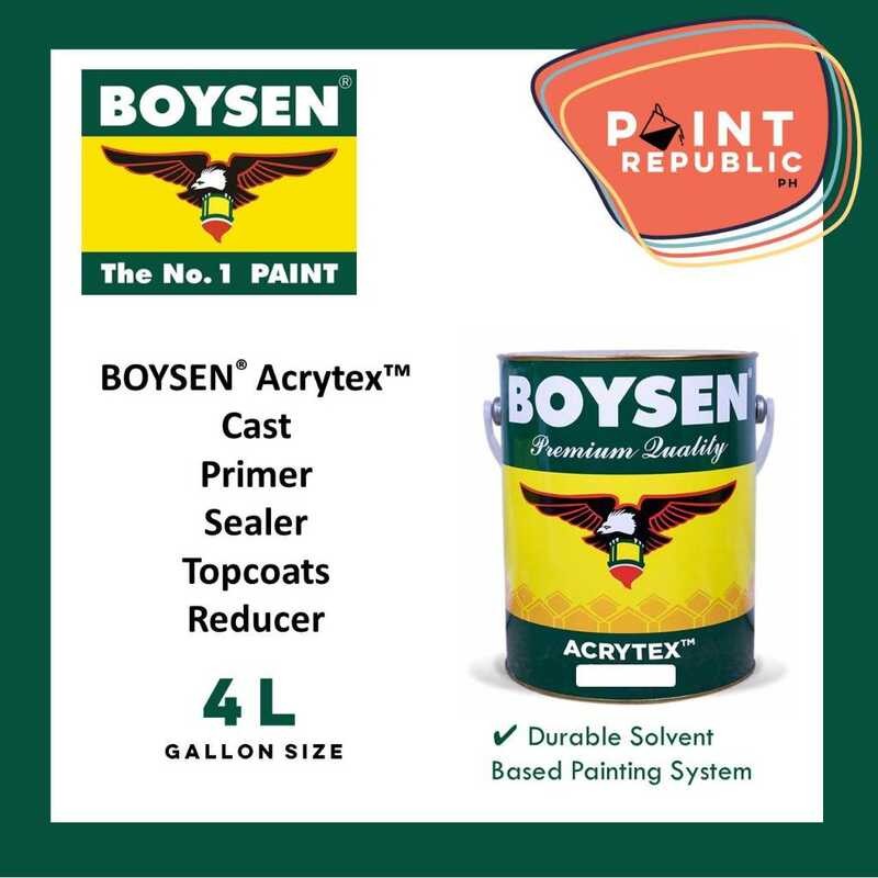 Boysen Acrytex Paints - 4L 3 | Shopee Philippines