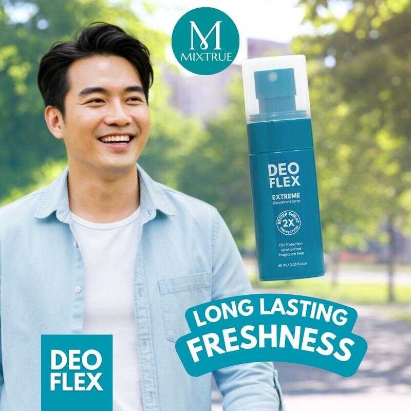 Deoflex Extreme Deospray Hyperhidrosis Sweat Deodorant Antiperspirant ...