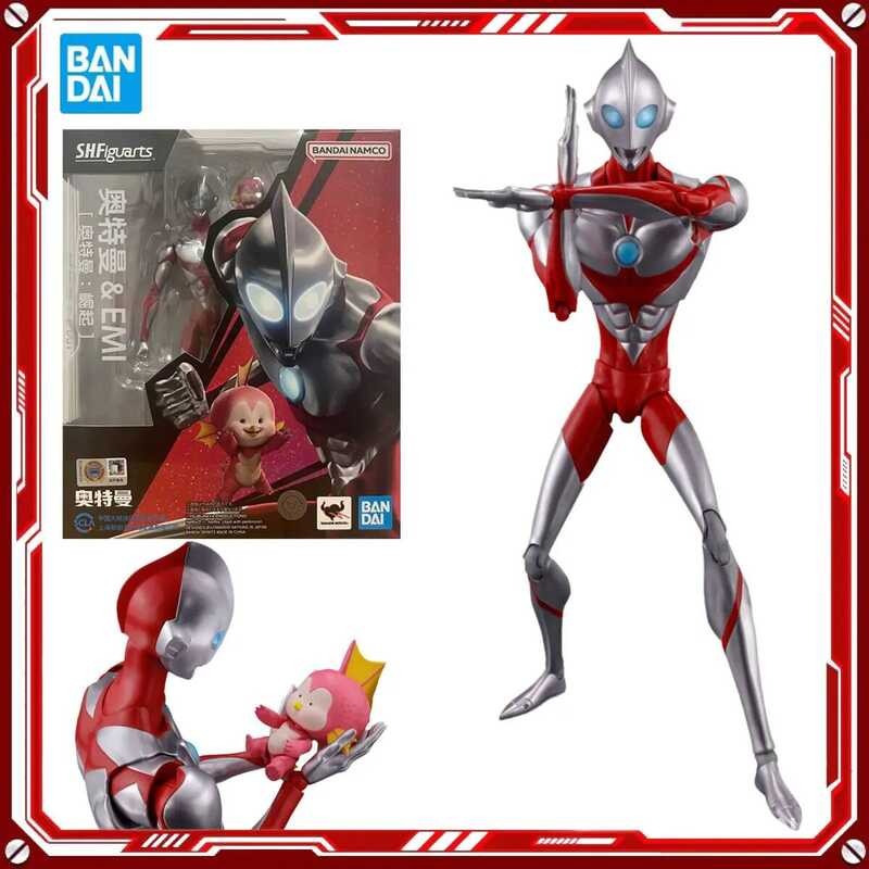 Genuine Bandai Ultraman: Rising Anime Kits Ultraman & Emi SHF Action ...