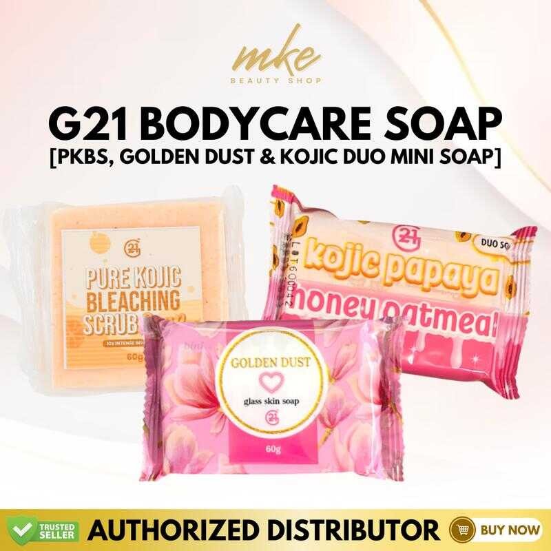 G21 BODYCARE [Pure BLEACHING SCRUB Soap, GOLDEN DUST & KOJIC DUO SOAP ...