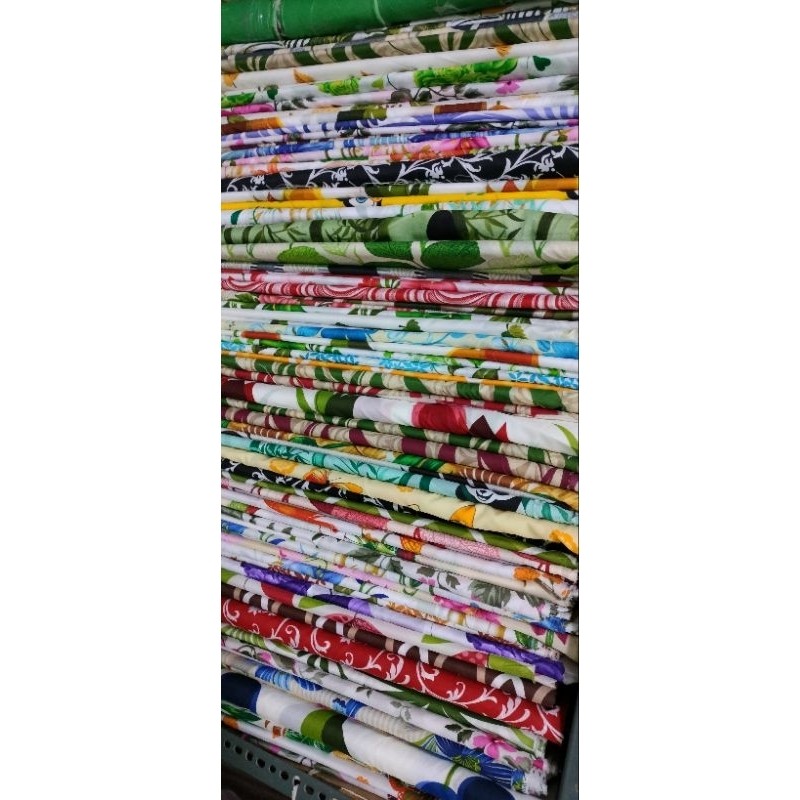 RETASO GEENA PRINTED FABRIC per kilo random disign assorted 60 width ...