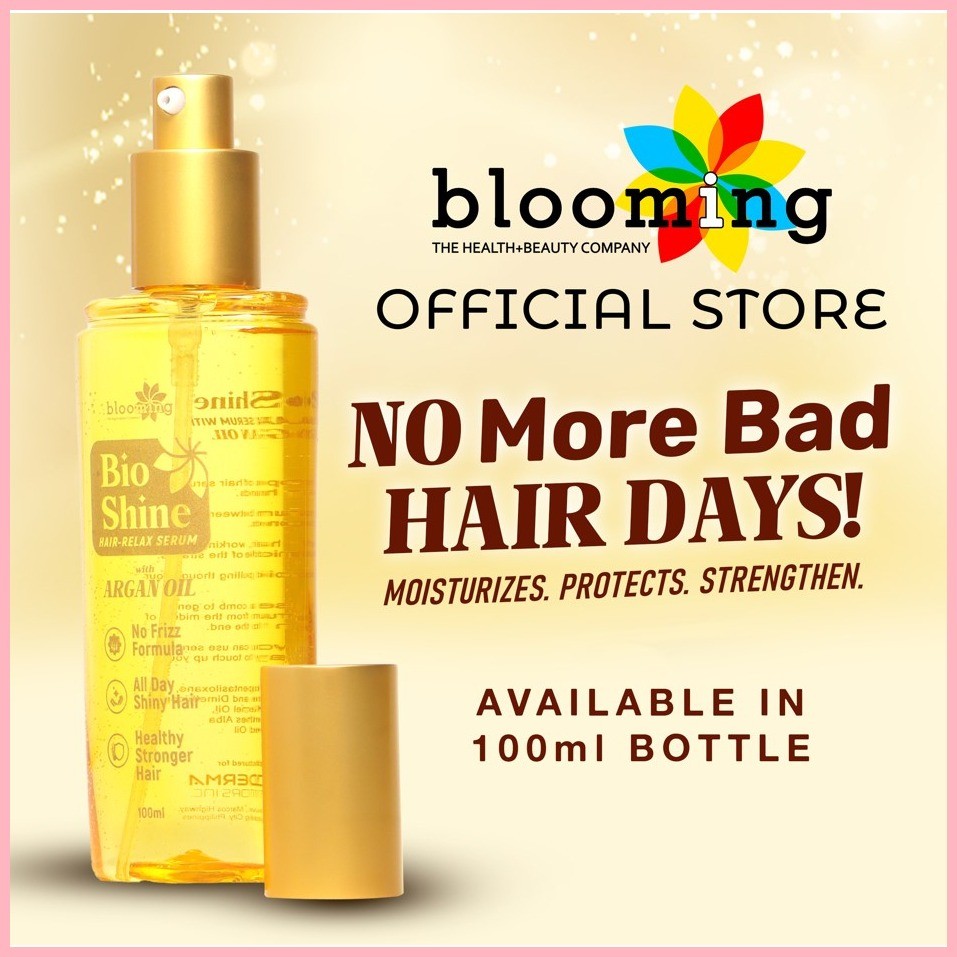 Blooming Bio Shine Hair-Relax Serum with Argan Oil 100ml (1 pc ...