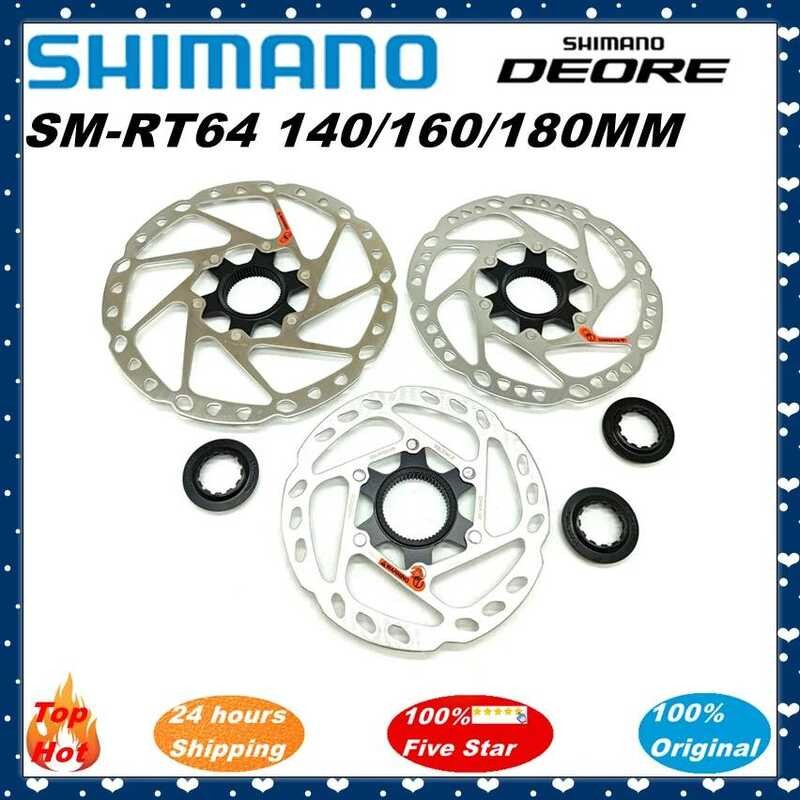 SHIMANO DEORE SM Rt64 MTB Brake Center Lock Original Rotor Mountain ...
