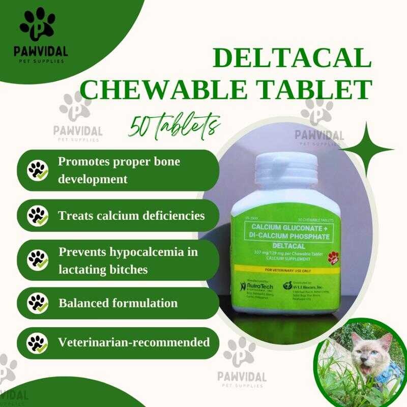 7Ae Deltacal Chewable Tablet: Calcium Gluconate + Di-Calcium Phosphate ...