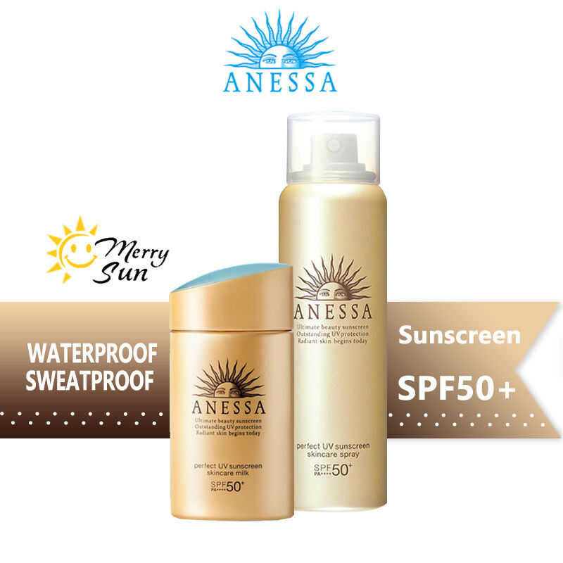 Anessa Perfect UV Sunscreen Spf50+ Pa++++ Sunblock Lightweight 60Ml ...