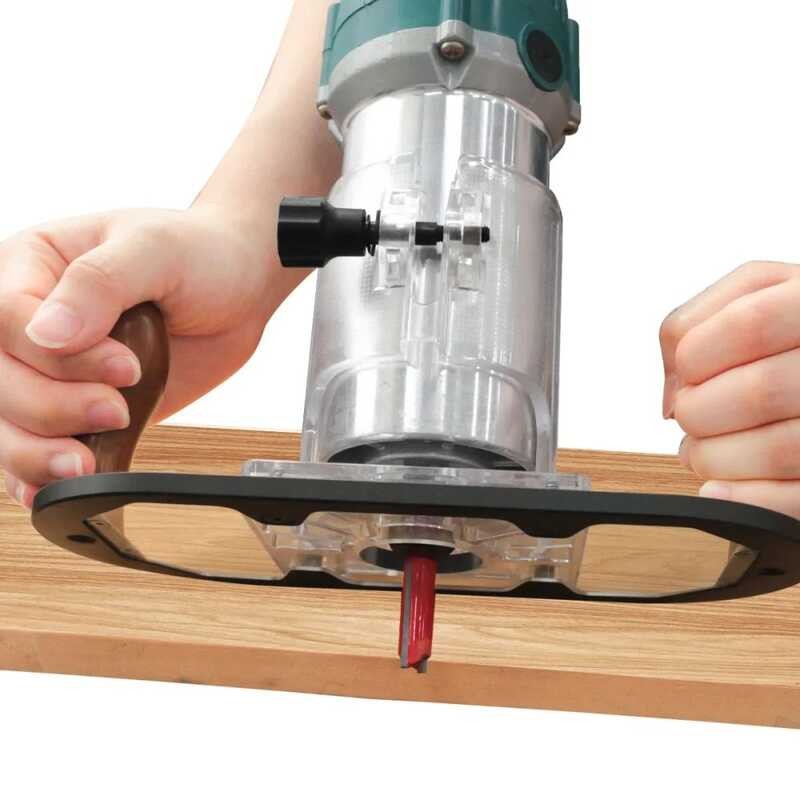 Hand-Held Wood Router Plunge For Engraving Slotted Flip Trimming ...