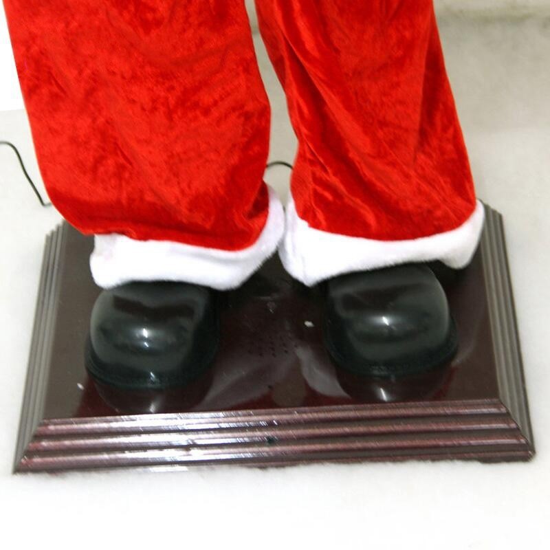 METECH BIG Size Singing And Dancing Santa Claus Sound Sensor Christmas ...