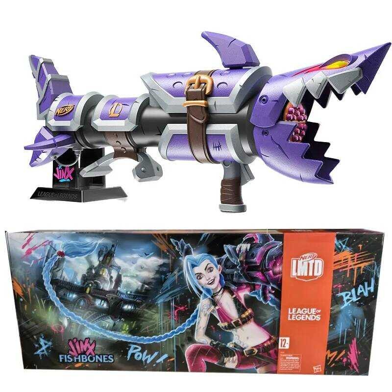 W Stock 100% Original LOL Jinx Ran Away Loli Fish Bone Launcher Game ...
