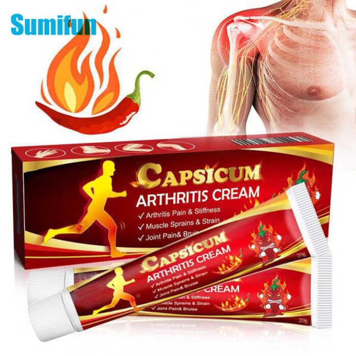 20G Hot Capsicum Pain Relief Joint Cream Neck Knee Body Painkiller ...