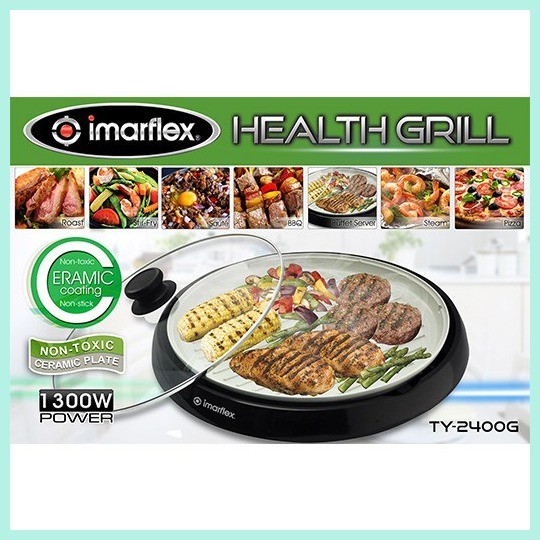 Imarflex Health Grill/Electric Griller TY-2400G (HX) | Shopee Philippines