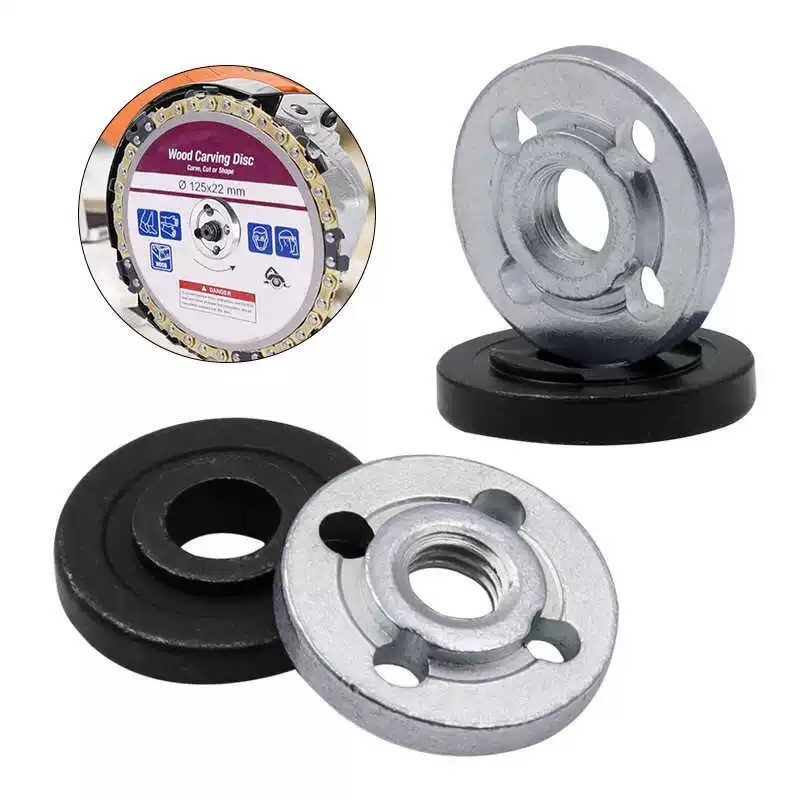 15pair Stainless Steel Lock Nuts Flange Nut Inner Outer Kit Angle ...