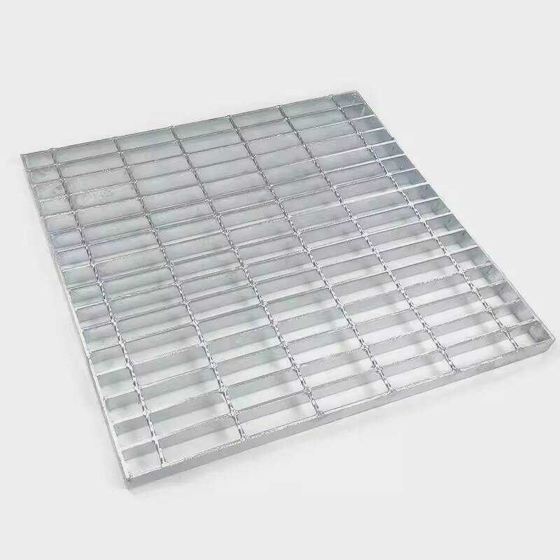 Hot-dip Galvanized Steel Grating Cover Step Stair Anti-skid Plate ...