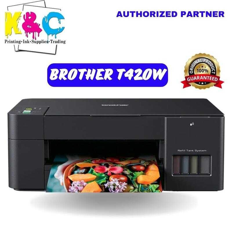 BROTHER Dcp-T420w Refill Tank Printer(Print,Scan,Copy With Wifi) F12 ...