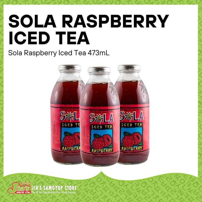 Sola Raspberry Iced Tea 473Ml - Refreshing Beverage 1Dd | Shopee ...