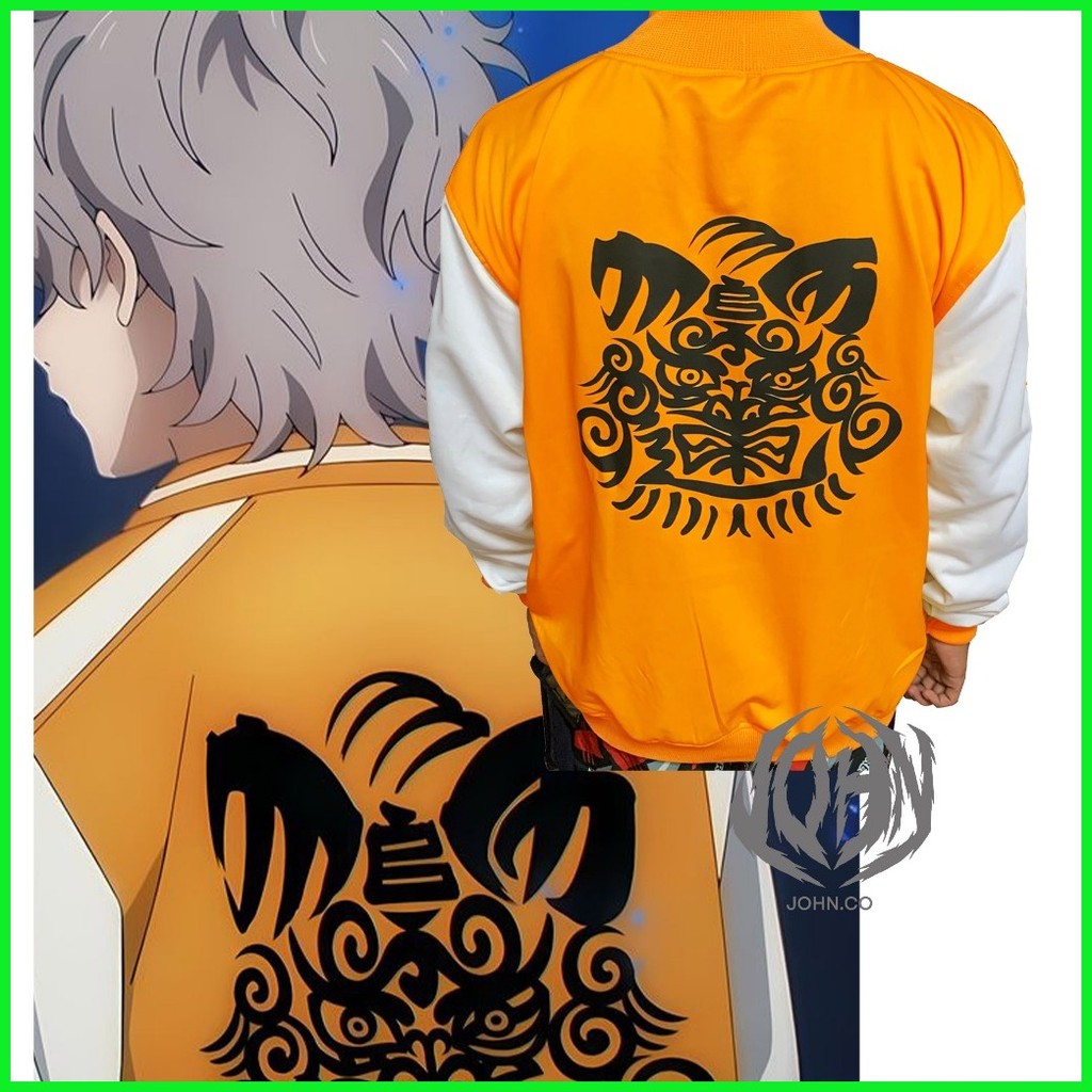 Sukajan Jacket Anime Windbreaker Shishitoren Bofurin Yellow | Shopee ...