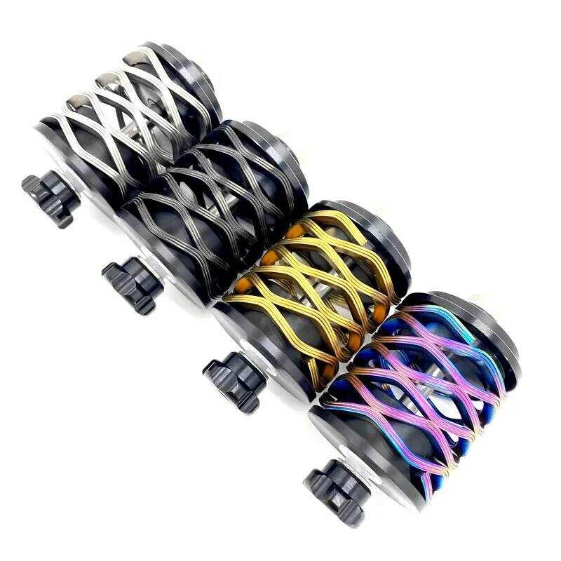 Folding Rear Shocks For Brompton Bike Suspension Block Aluminum 3 Layer ...