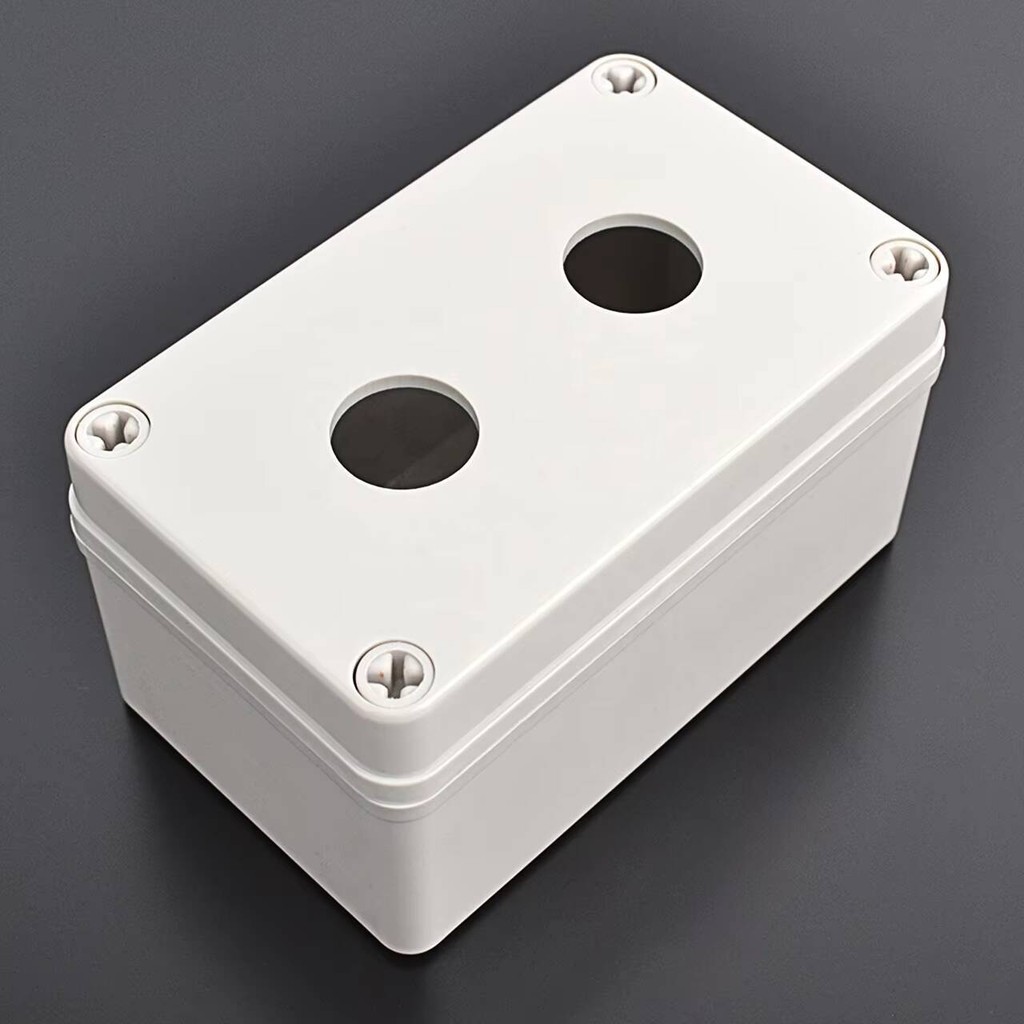TJ-0813-K2 2 Hole Push Button Junction Box IP66 Waterproof Plastic ...