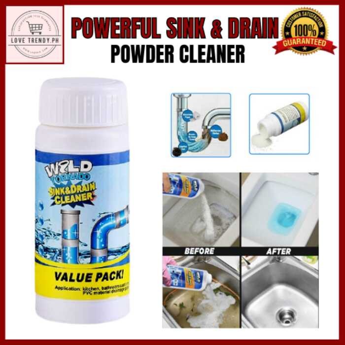 Wild Tornado Powerful Sink & Drain High Efficiency - Clog Remove Pipe ...