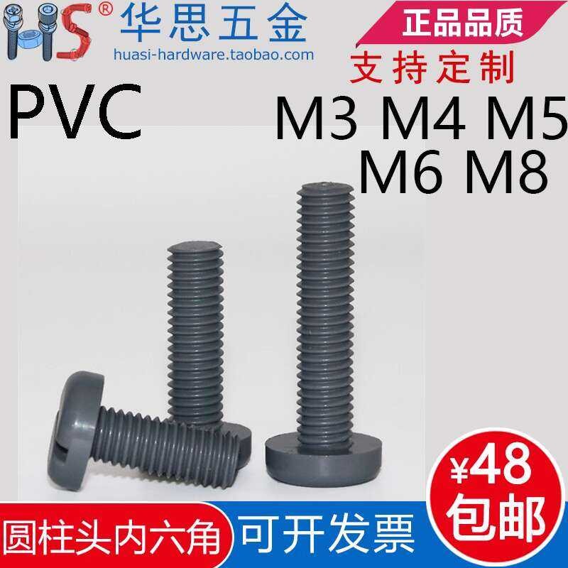 PVC Acid and Alkali Resistant Corrosion Slotted Pan Head Flat Insulated ...