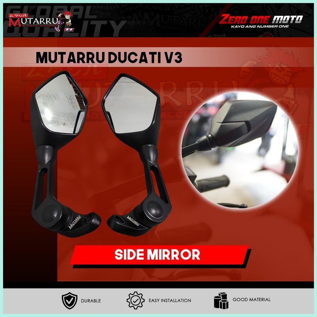 Z1 Moto High Quality MUTARRU ALLOY SIDE MIRROR V3` | Shopee Philippines