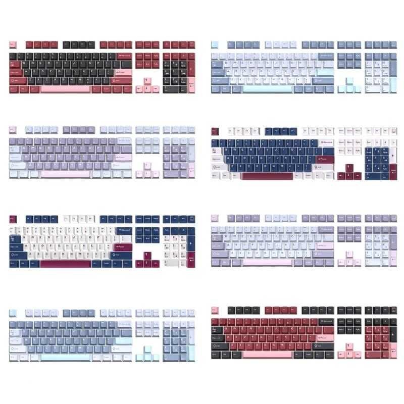 Gmk67 Gmk87 126 Keys PBT Cherry Keycaps GMK Keycap Double Shot ...