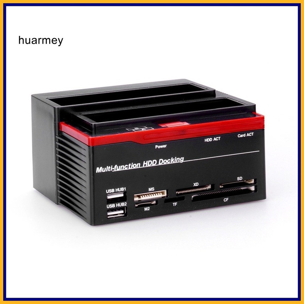 [Hot-Sale] HUARMEY Multifunction Dual Slot 25/35inch IDE SATA SDD HDD ...