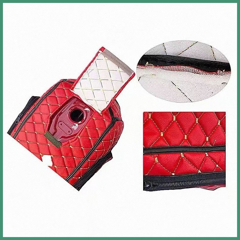 Leather Suitcase Fuel Tank Sleeve Fuel Pack Shipping Motorcycle Fuel ...